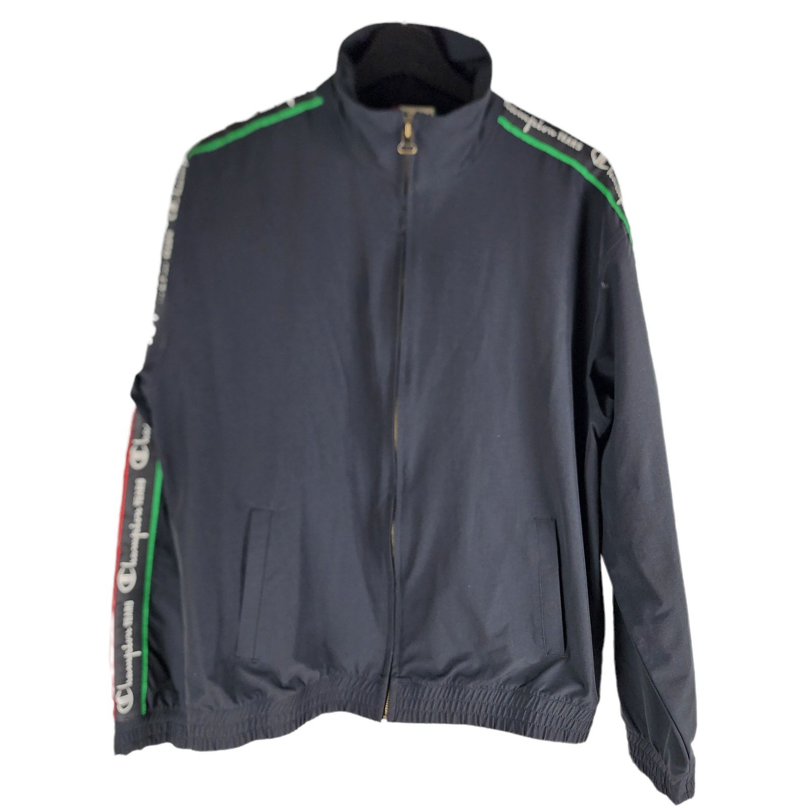Champion NEW Champion Denim Tears Full Zip Black Track Jacket Logo S ...