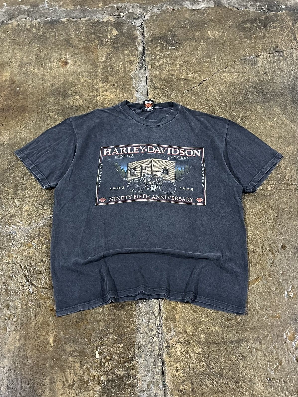 Harley Davidson × Streetwear × Vintage Crazy Vintage 90s Harley ...