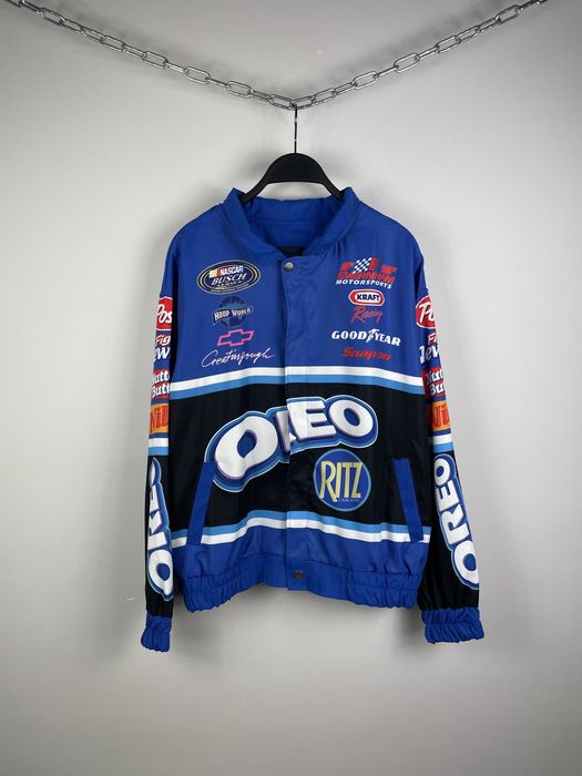 Vintage Nascar Formula 1 Oreo Racing Bomber Jacket | Grailed