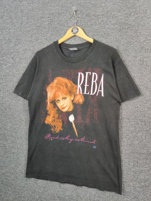 Vintage Vintage 90's Reba McEntire Read My Mind Concert Tee Tshirt ...