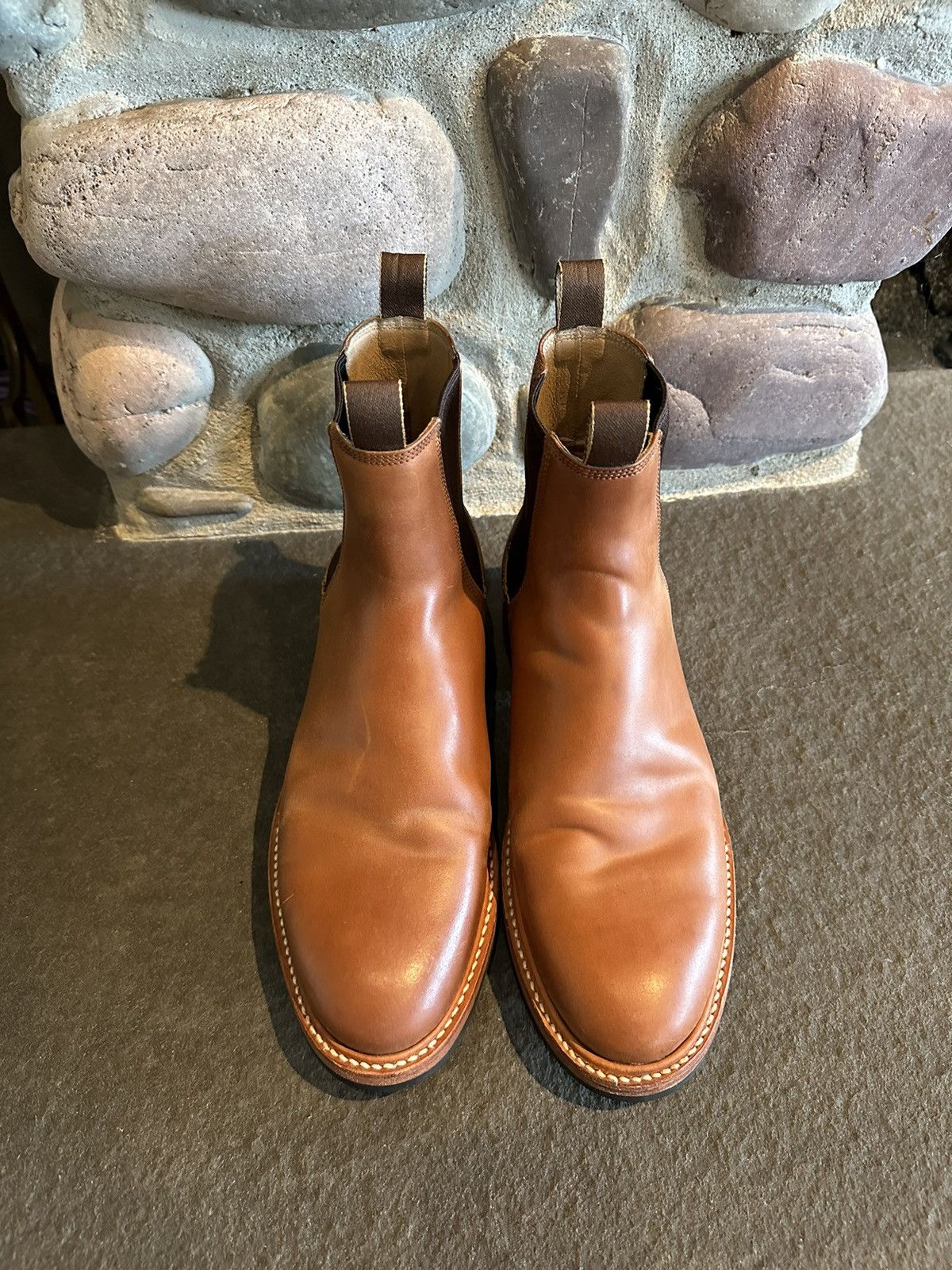 Taylor Stitch Ranch Boot in Whiskey Shell Cordovan | Grailed
