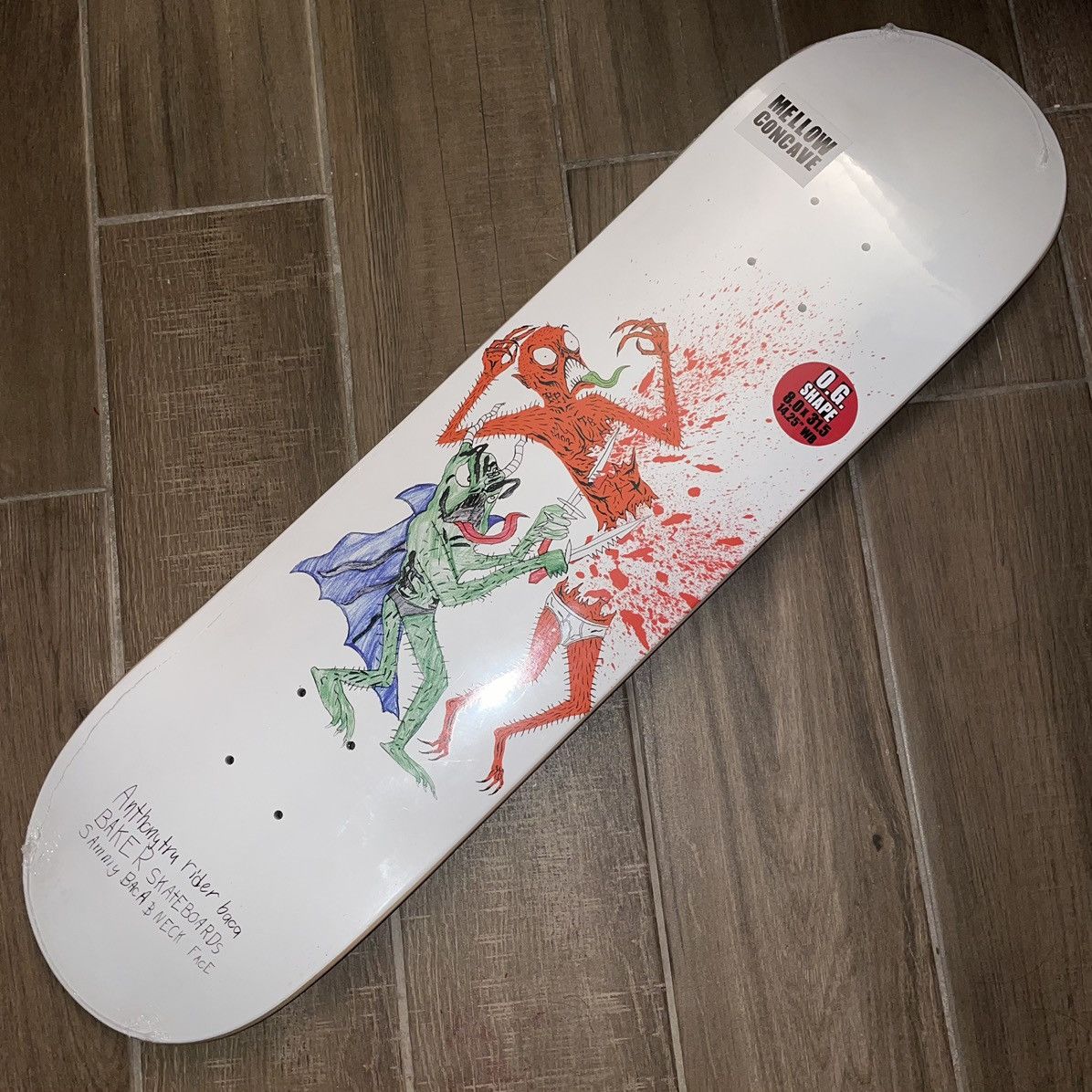 Neckface Baker Neck Face Sammy Baca Wizardry skateboard deck | Grailed