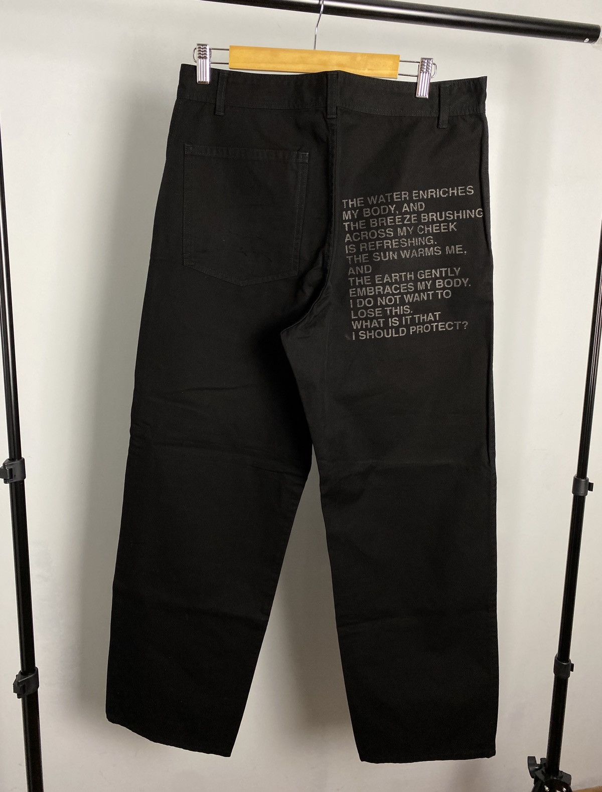 Junya Watanabe Junya Watanabe SS02 Poem Wide Worker Trousers | Grailed