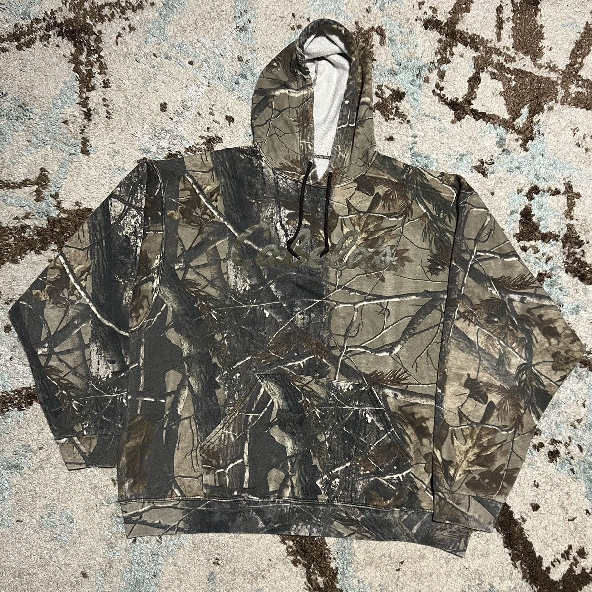 Cabelas × Camo Cabela's Realtree Camo Hoodie Size XL Hunting Camouflage ...