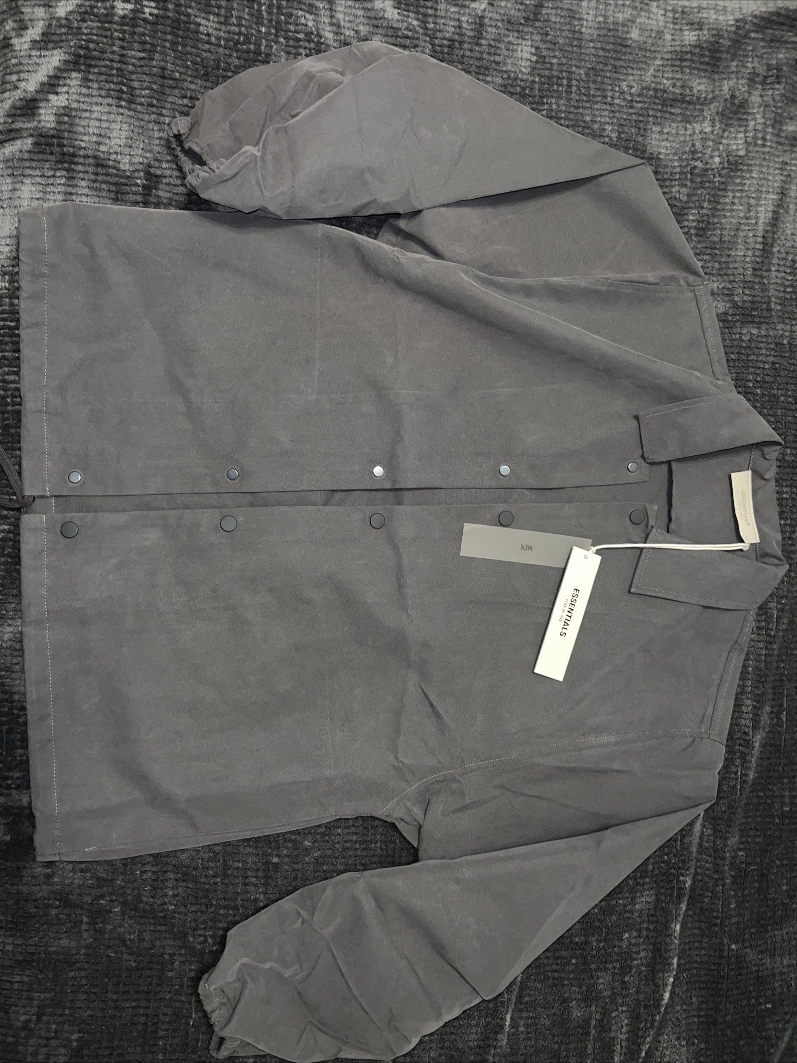 Essentials Fear Of God Essentials 1977 Coaches Jacket Iron | Grailed