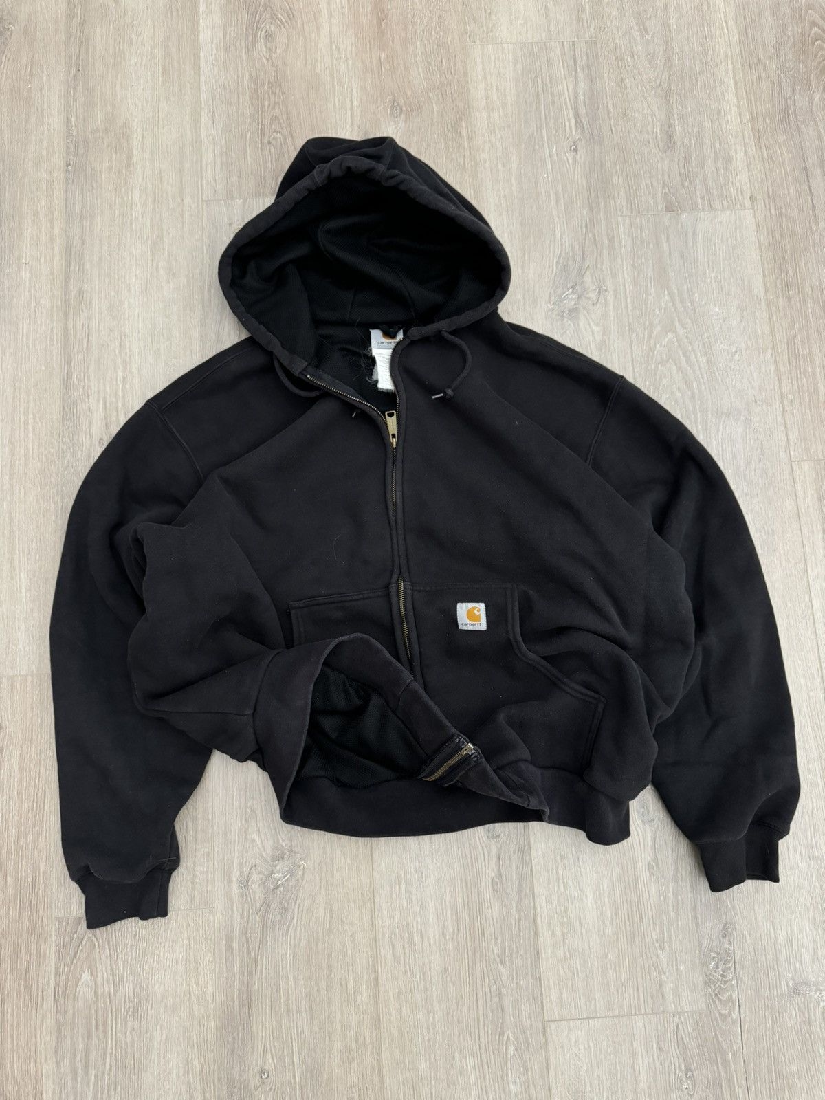 Carhartt × Vintage Y2K CARHARTT THERMAL LINED HEAVYWEIGHT ZIP HOODID ...