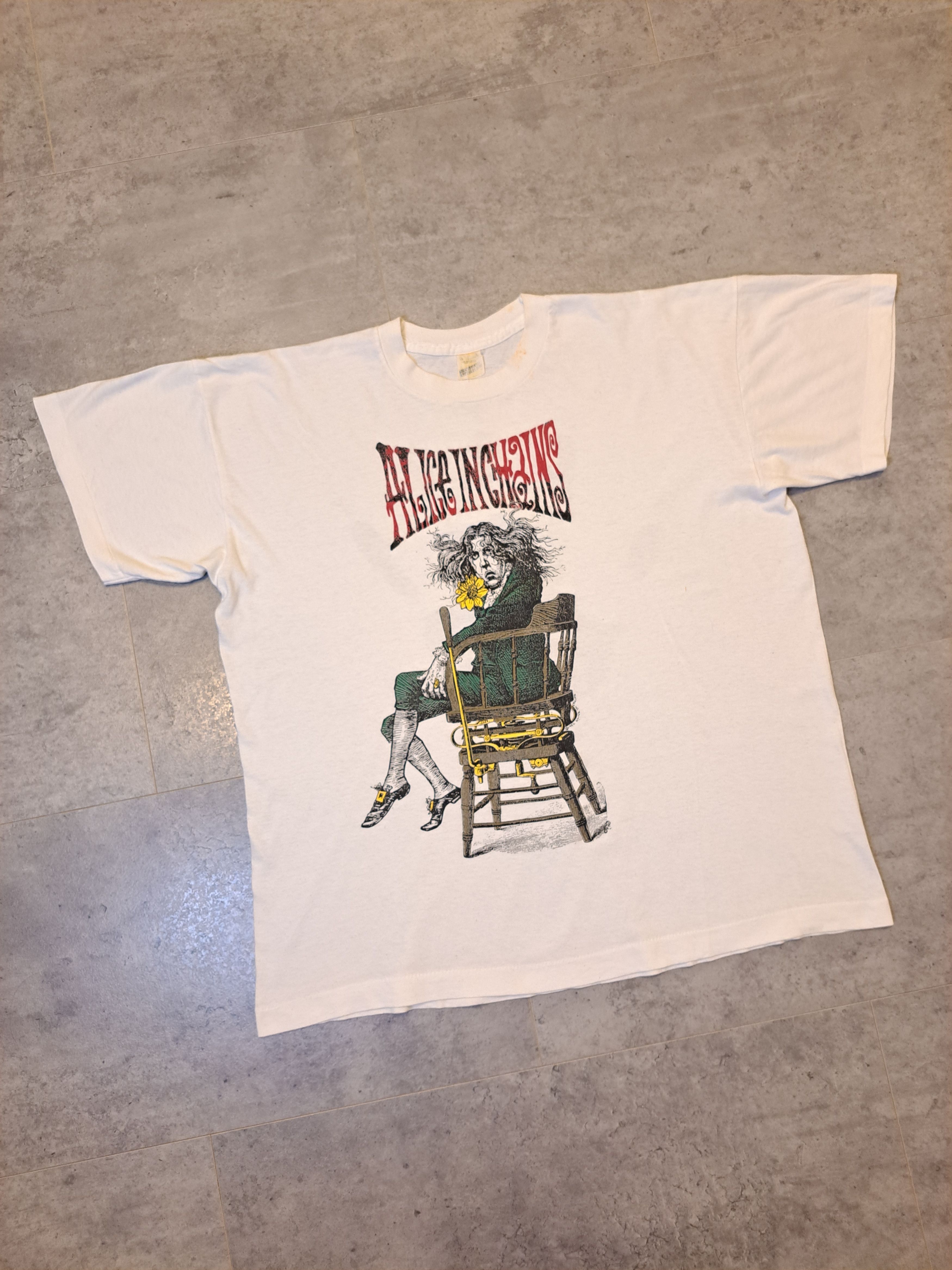 Other Vintage 1992 Alice in Chains Angry Chair Screen Star | Grailed