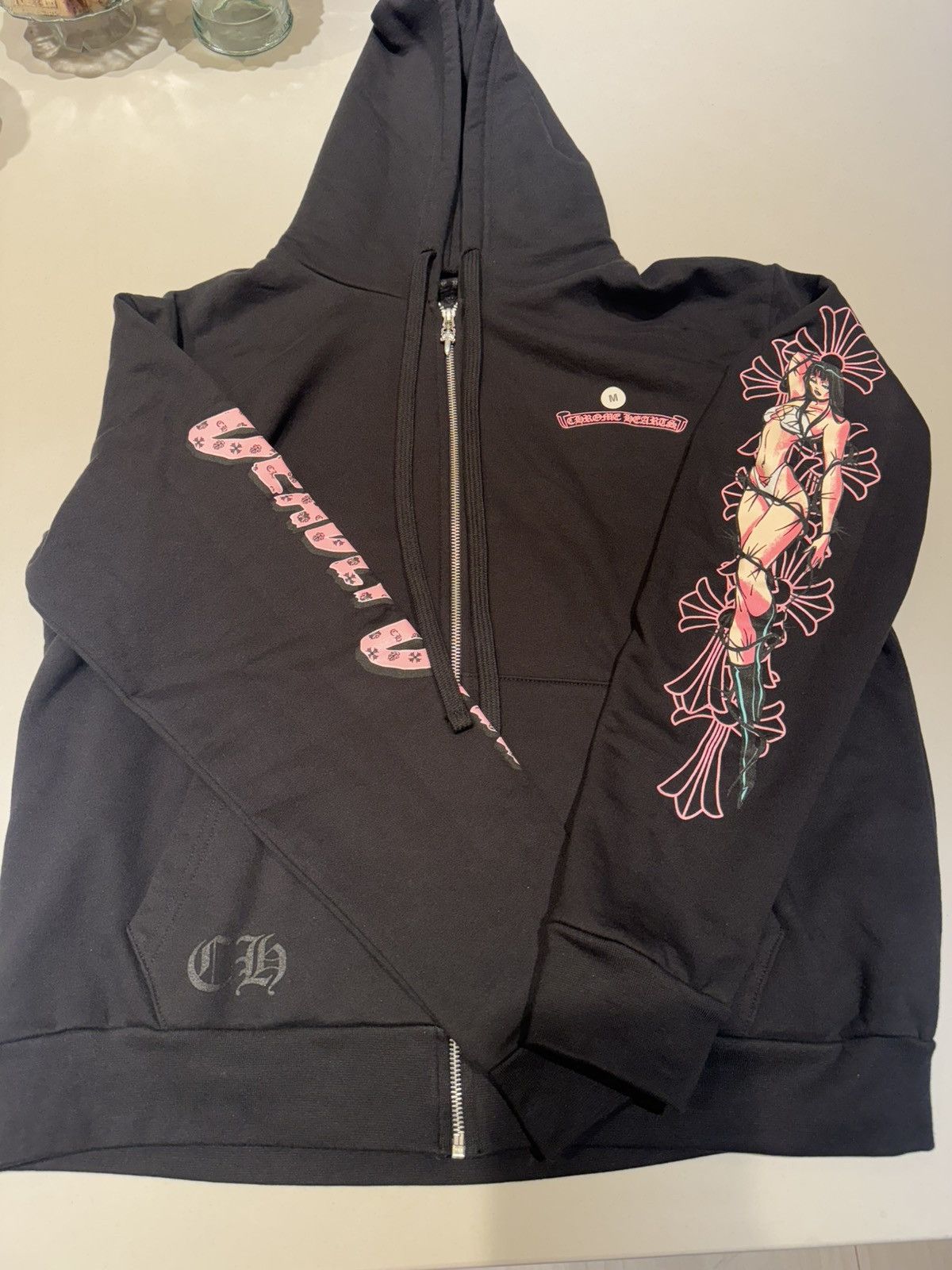 Chrome Hearts Chrome hearts deadly doll zip up | Grailed