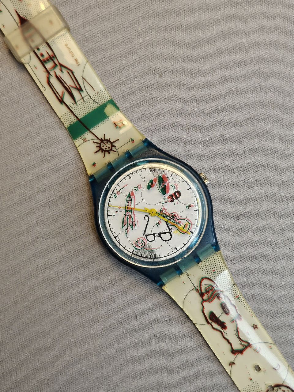 Vintage Swatch '"3D Experience" GL 108 1996' | Grailed