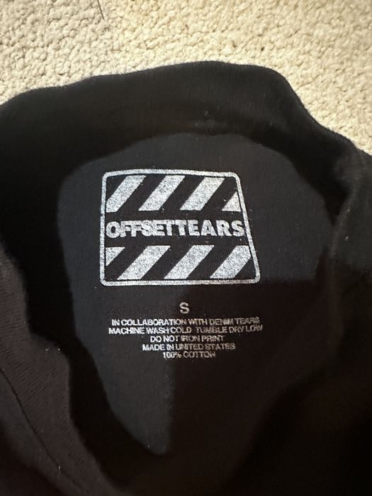 DENIM TEARS Offset Denim Tears Black Shirt | Grailed