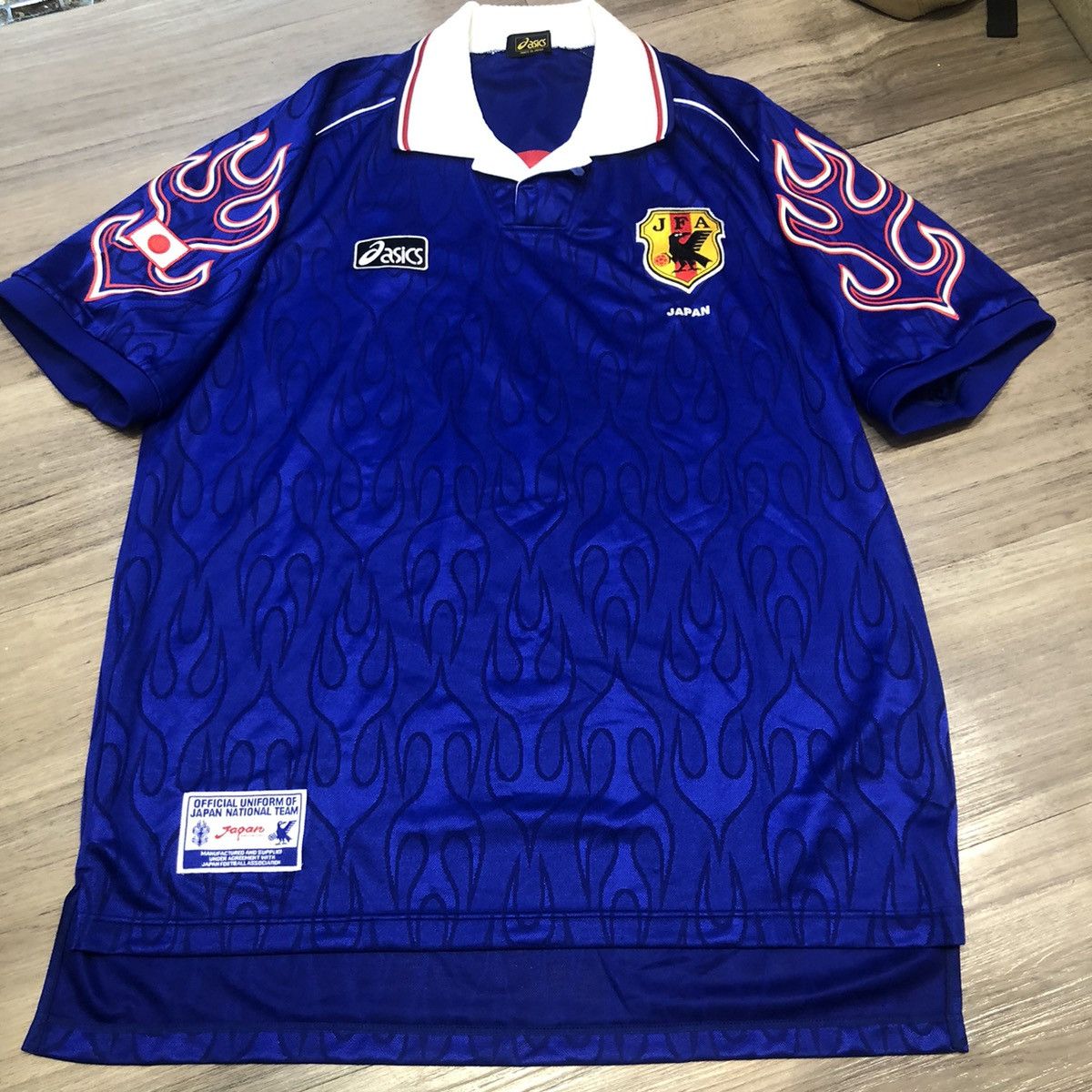 Asics × Japanese Brand × Vintage Japan 1998 world cup home shirt | Grailed