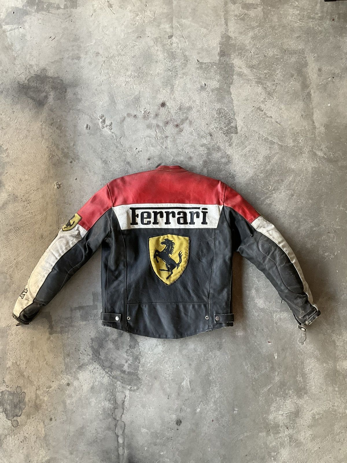 Vintage Ferrari Leather Jacket Vintage | Grailed