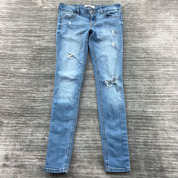 Vintage Hollister Jeans Size 1S W25 L29 Womens Skinny Low Rise Medium ...
