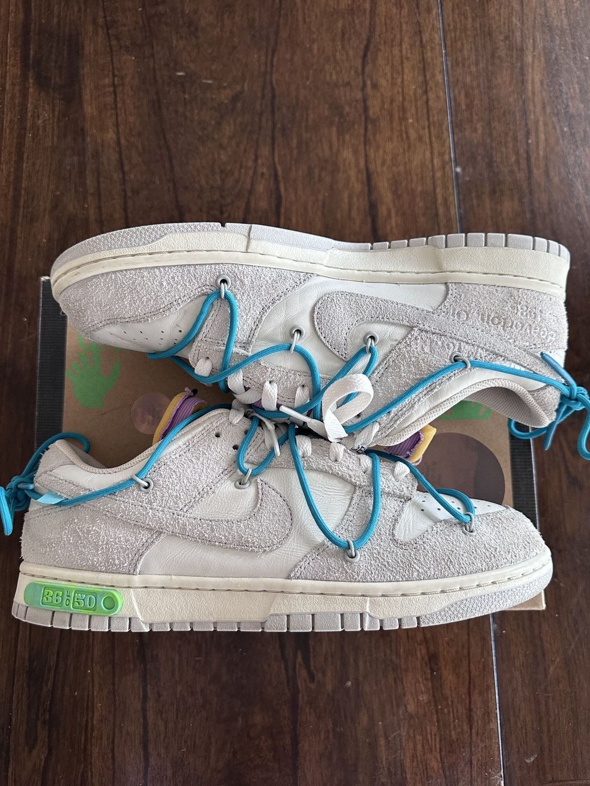 Nike [SIZE 11m] Off White Dunks - Lot 36 | Grailed