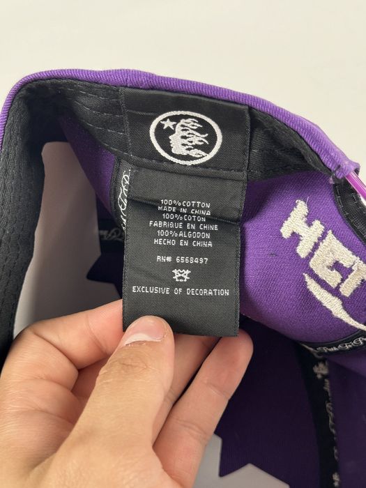 HELLSTAR Hellstar Purple Snapback Hat | Grailed
