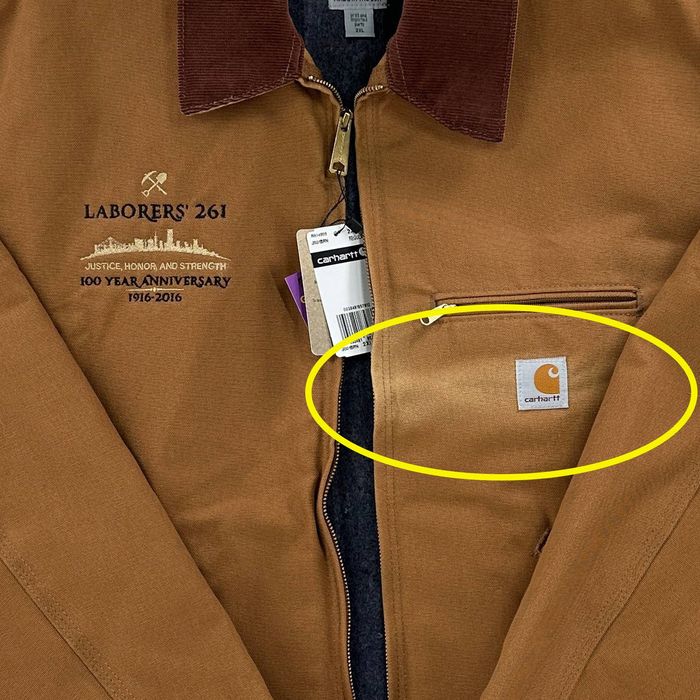 Carhartt Carhartt J001 Blanket Lined Detroit Jacket USA 2XL NWT | Grailed