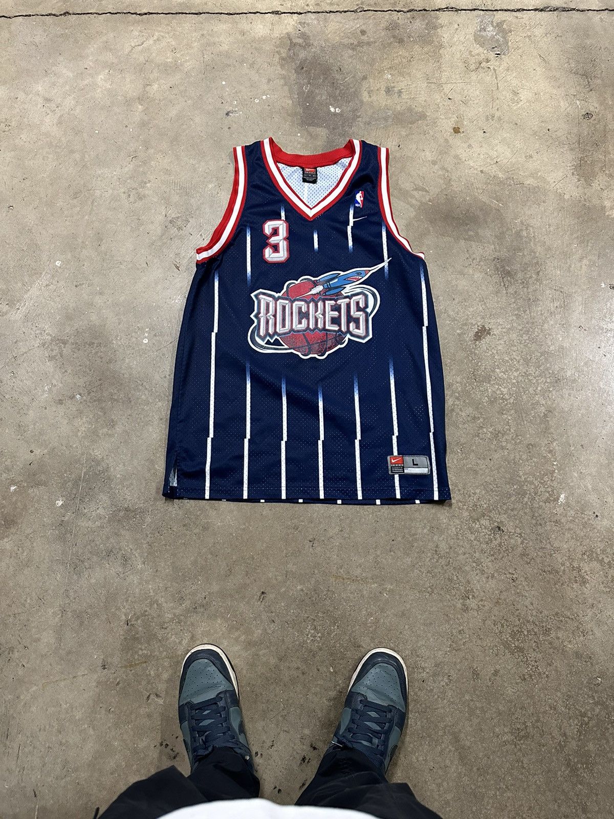 Nike Vintage Nike Steve Francis Houston Rockets Late 90’s Jersey | Grailed
