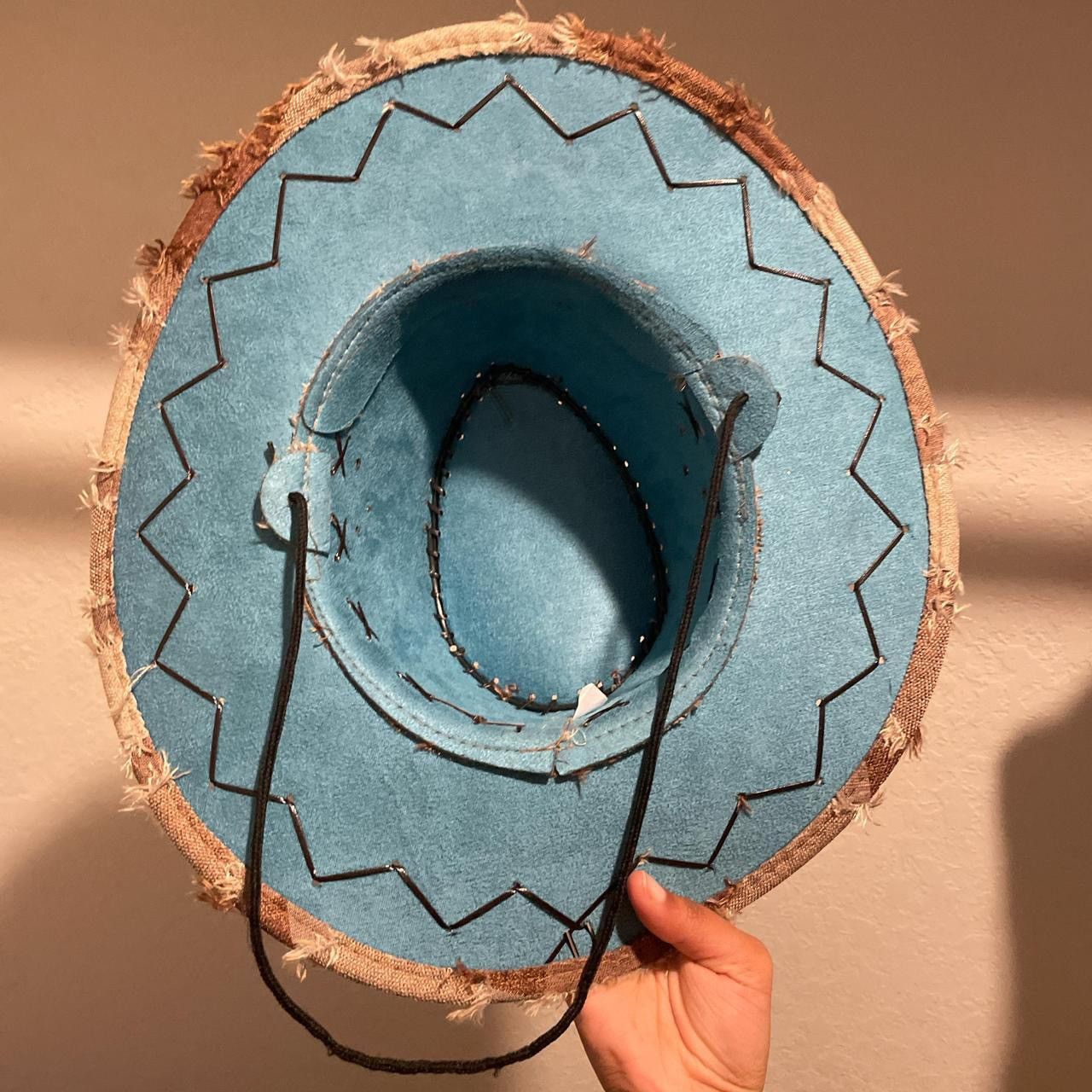 Designer × Streetwear × Vintage Vintage brown patch work cowboy hat ...