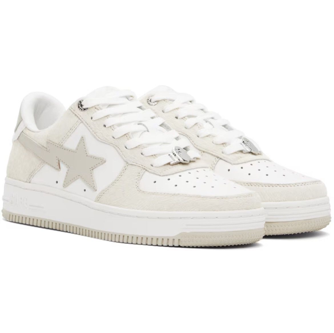 Bape Bape Sta #1 Cream Sneakers | Grailed