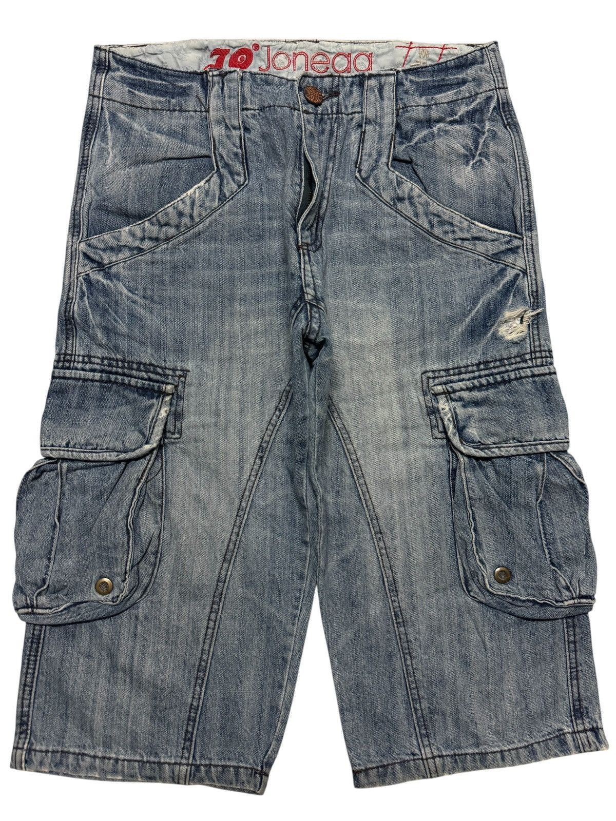 GOSTAR DE FUGA 💥INSANE💥VINTAGE JAPANESE GRUNGE JORTS/SHORT WASHED JEAN ...