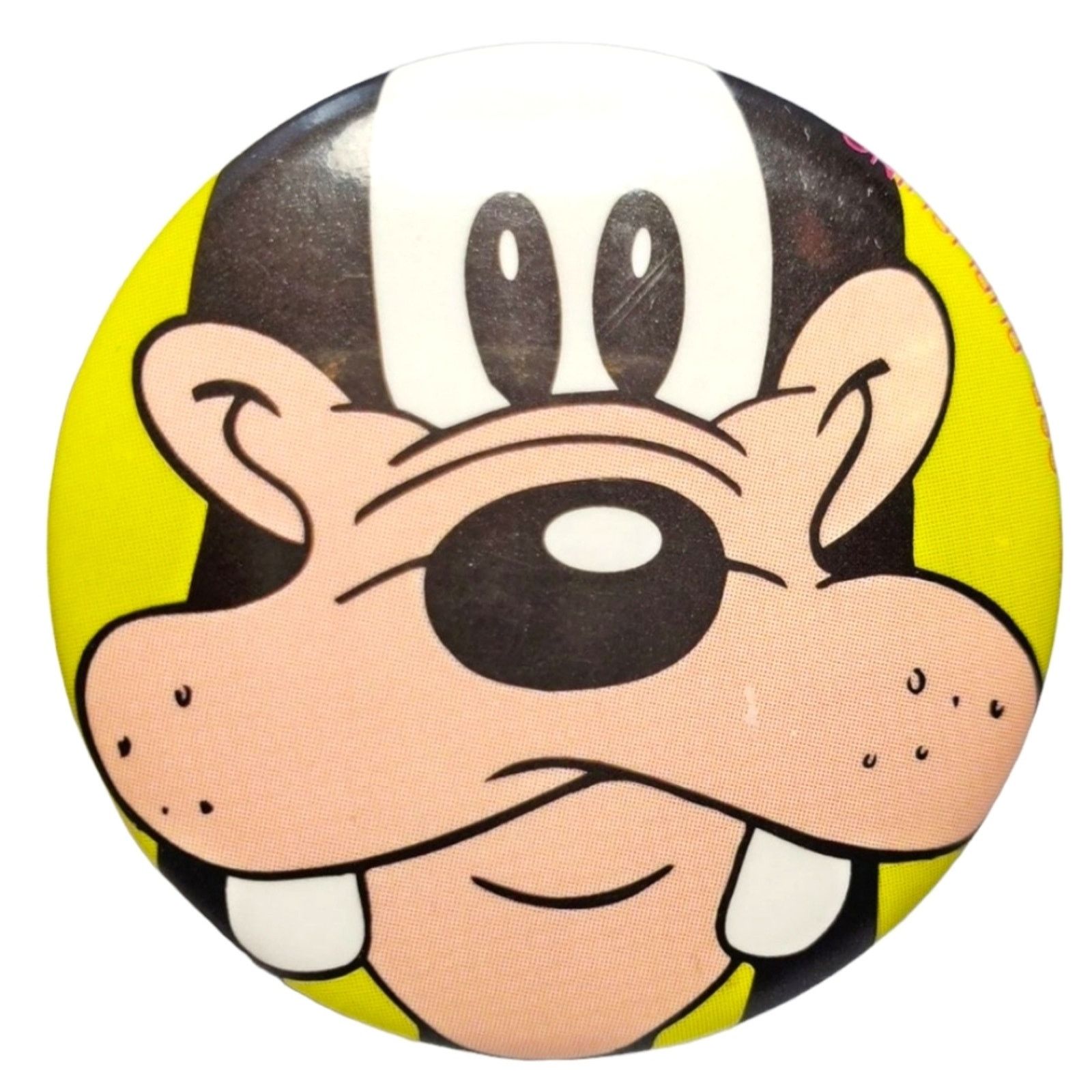 Disney VTG Disney Goofy Face Green Background Button - Nostalgic | Grailed
