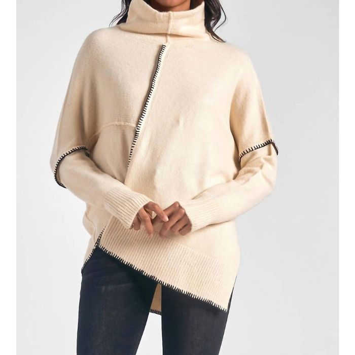 Elan ELAN Carolina Sweater In Beige | Grailed