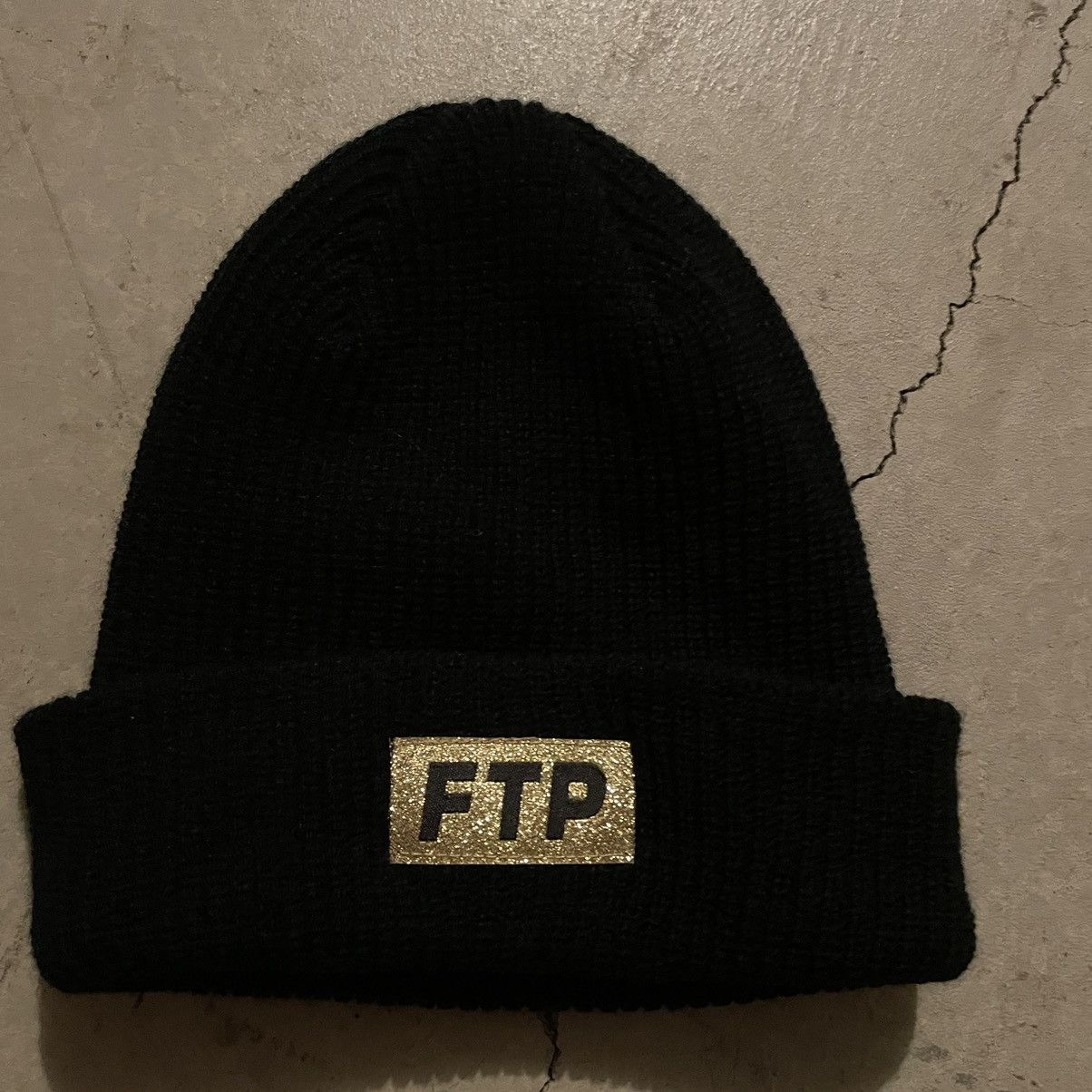 Fuck The Population FTP 10 Year Anniversary Gold Beanie | Grailed