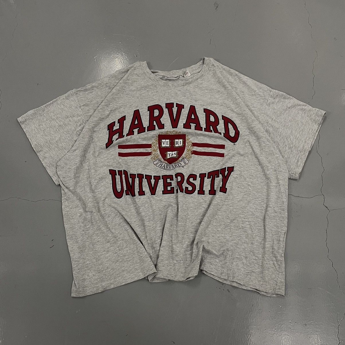 Vintage Crazy vintage 90s oversized Harvard essential college tee | Grailed