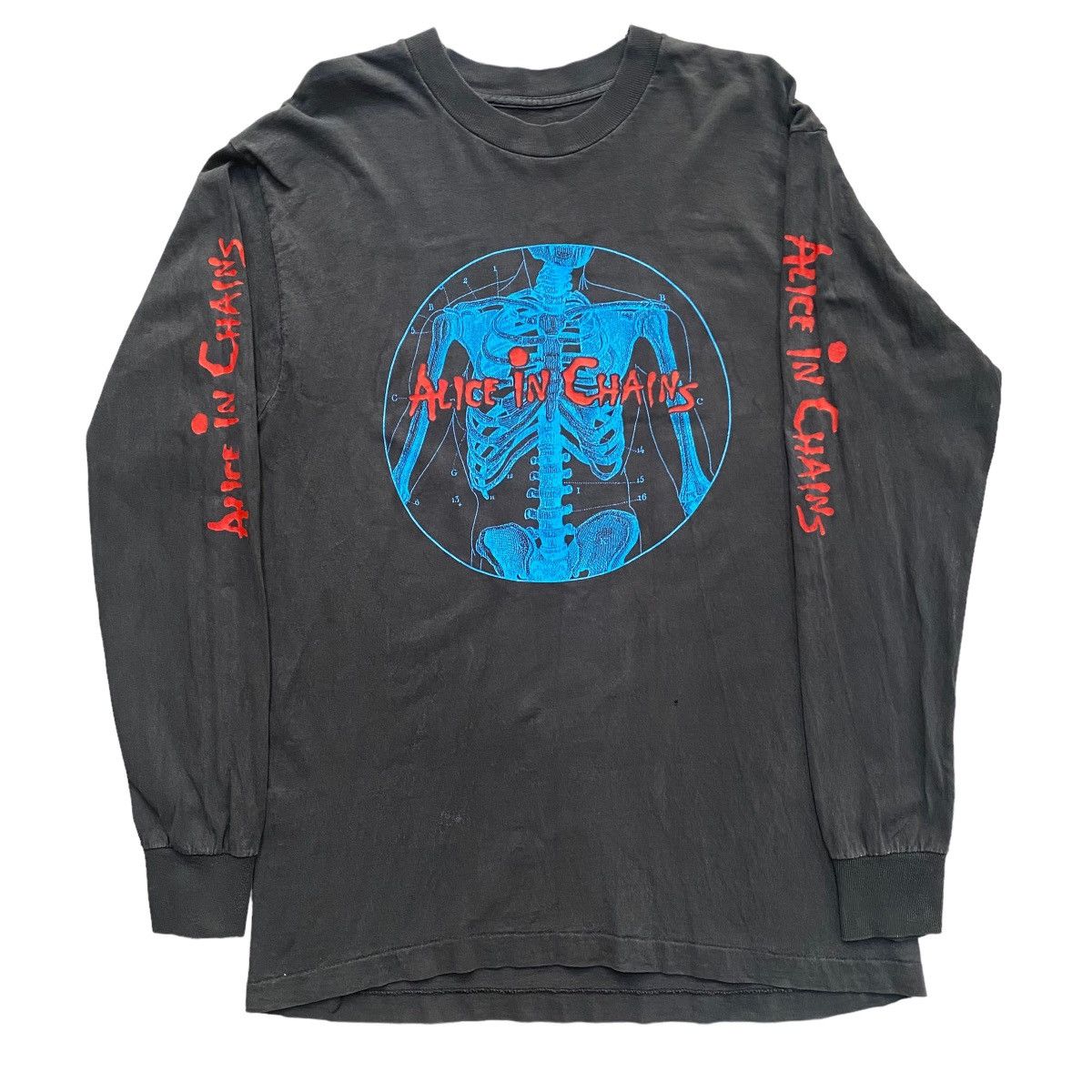 Vintage Alice In Chains Them Bones Dirt-era Bootleg Longsleeves | Grailed