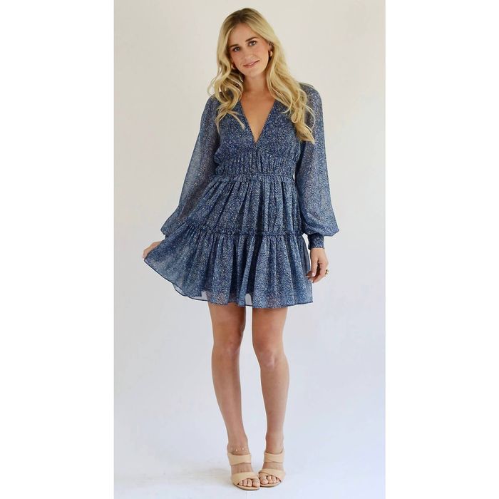 Designer SINCERELY OURS Margot Dress In Starry Night | Grailed