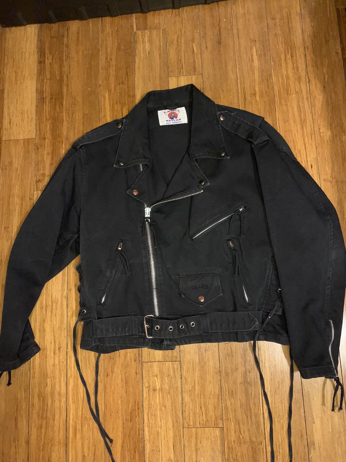 Camel × Vintage Vintage camel cigarettes biker jacket | Grailed