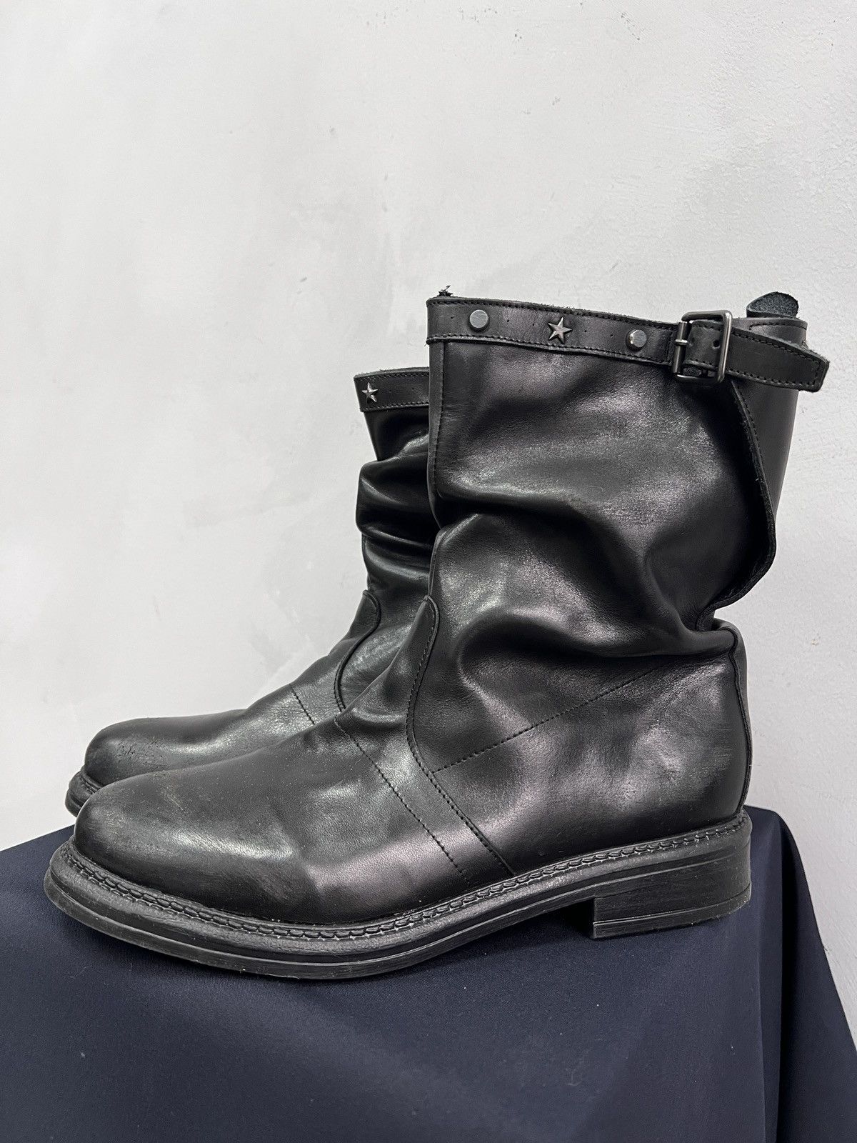 Guidi Guidi style Leather Boots Motorcycle avant garde 90s Moto | Grailed