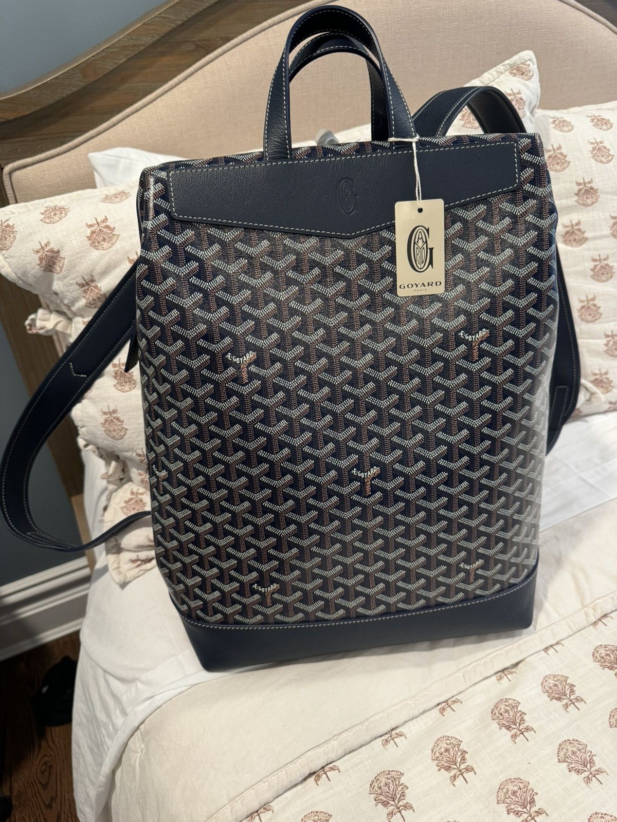 Goyard Goyard Cisalpin backpack navy blue | Grailed