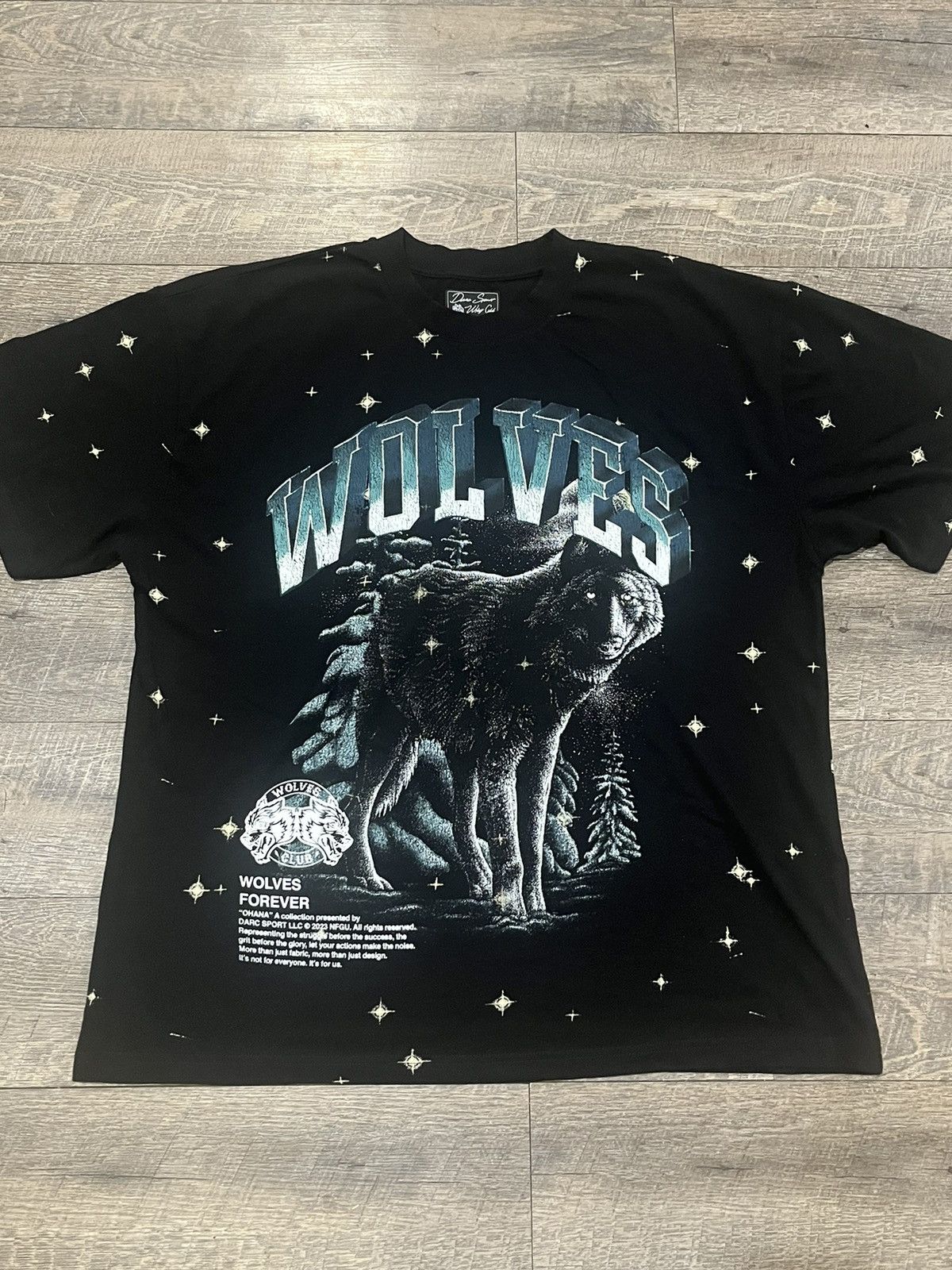 Darc Sport × Designer × Streetwear Darc Sport Wolves Ohana Tour Black ...