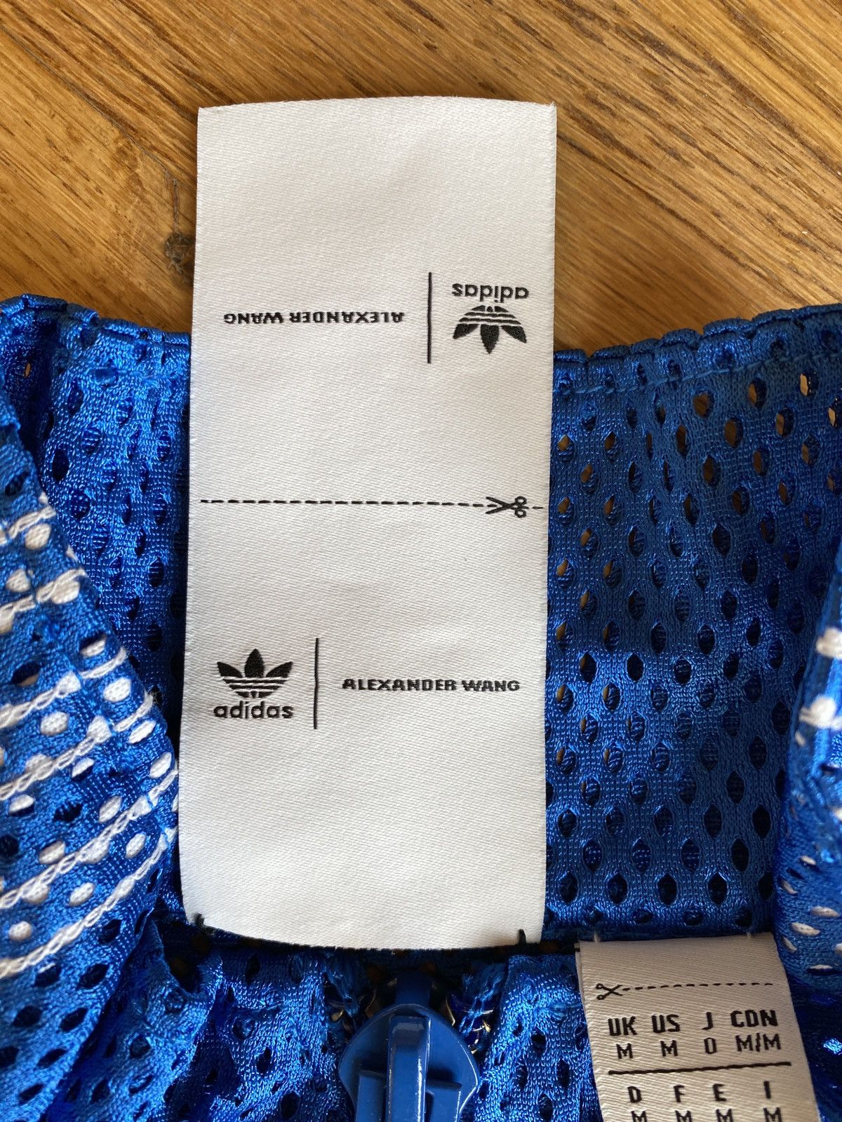 Adidas Alexander Wang Adidas Originals Mesh Track Top Jacket Size M ...