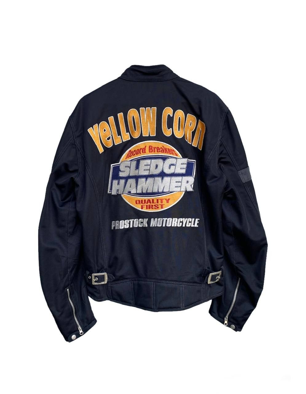 Racing × Yellow Corn Yellow Corn Sledge Hammer Racing embroidered logo ...