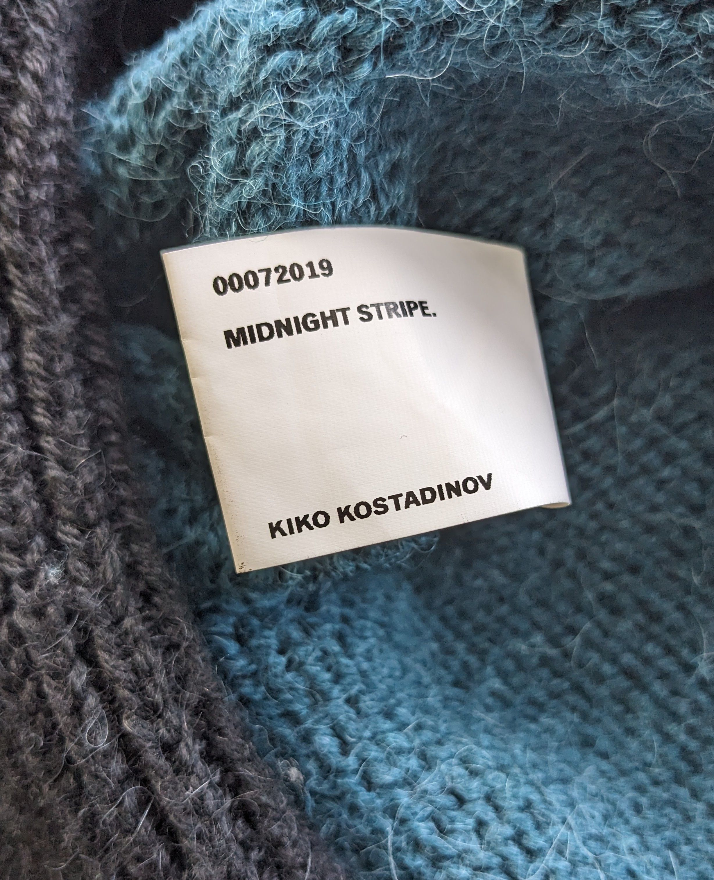 Kiko Kostadinov ‘Midnight Stripe’ Rex Merino/Alpaca wool Sweater | Grailed