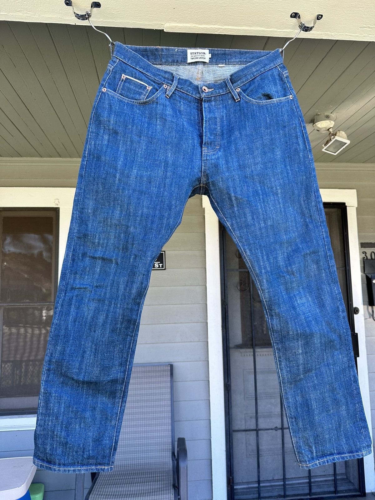 Taylor Stitch Taylor Stitch Green Cast Denim- slim | Grailed