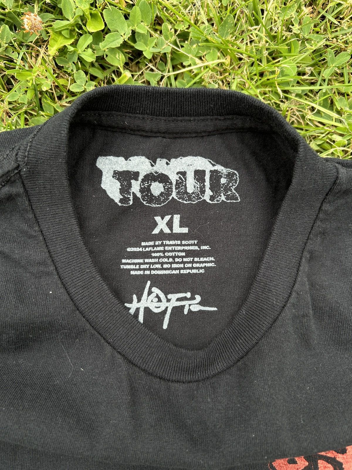 Travis Scott Travis Scott Circus Maximus Europe VIP black tee | Grailed
