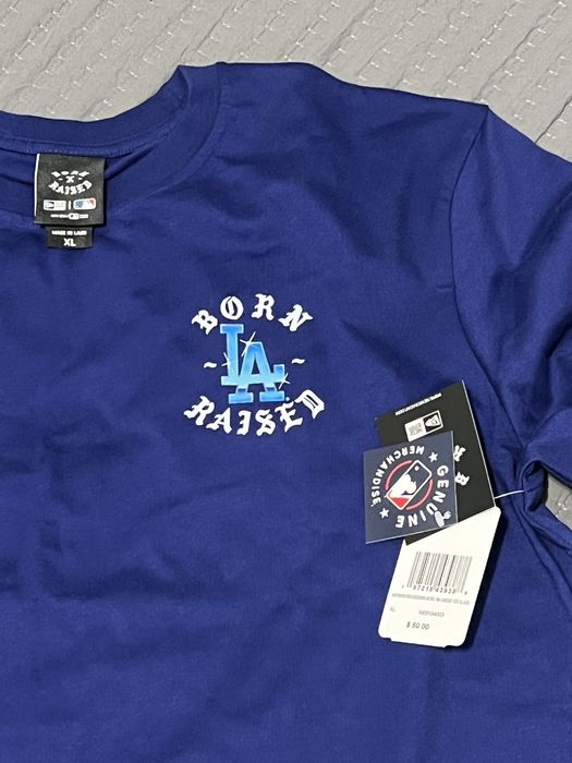 Born X Raised Born x raised dodgers logo tee XL | Grailed