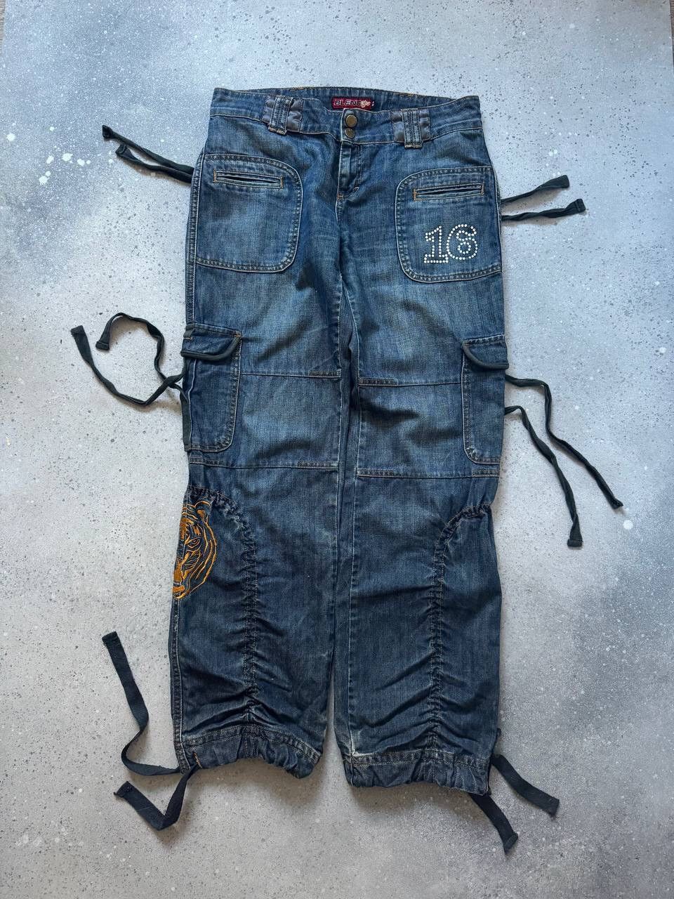 Hysteric Glamour × Japanese Brand × Seditionaries Vintage Bondage Multipocket Cargo Baggy Loose ...