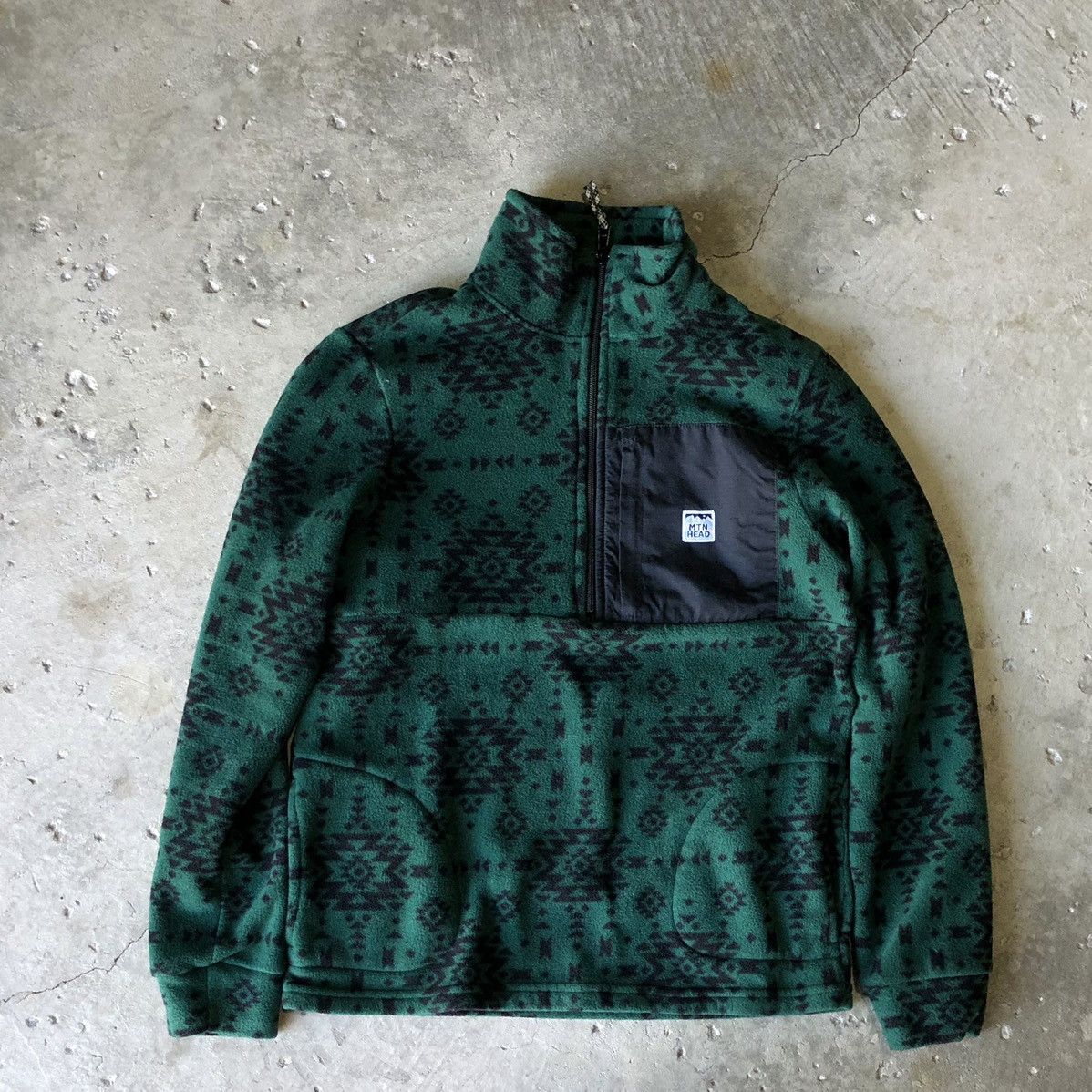 MTN.HEAD Muttonhead Aztec Native Pattern Fleece Jacket | Grailed