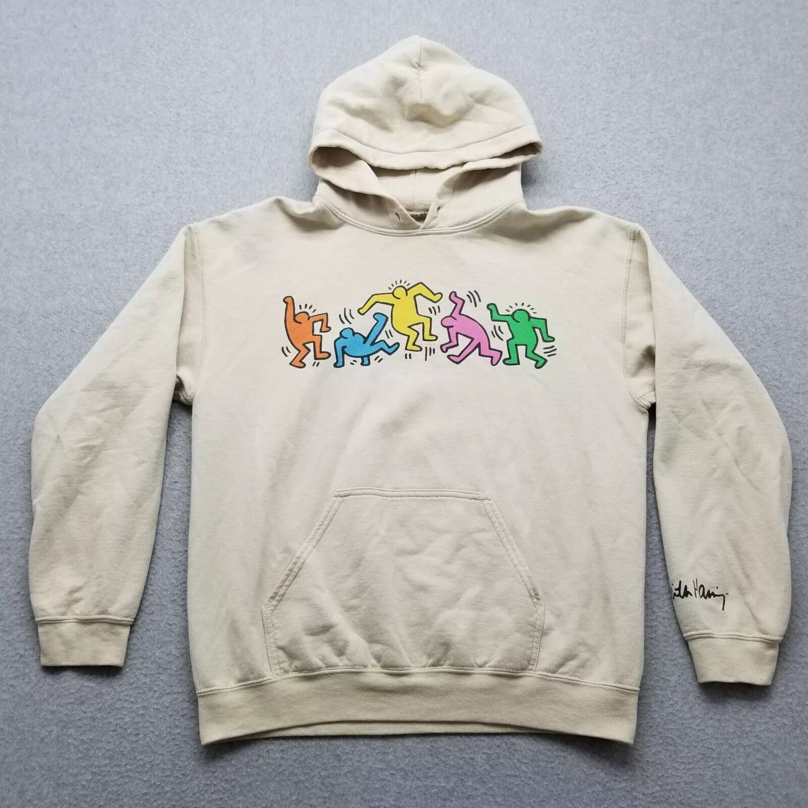 Keith Haring Keith Haring Hoodie Mens Medium Pockets Long Sleeve ...