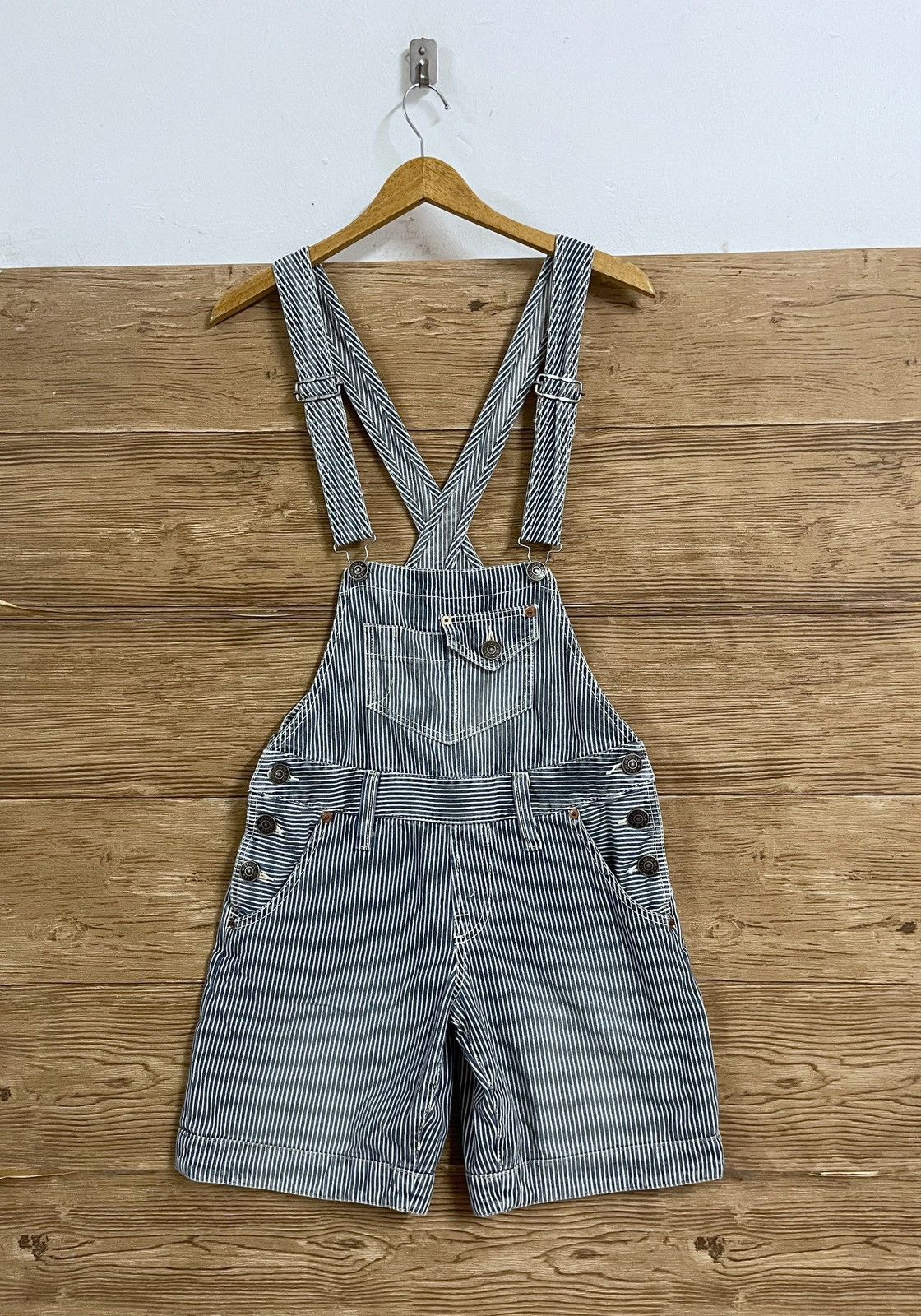 Levi's Vintage Short Overall Hickory Stripes by Levi’s W30 Japan | Grailed
