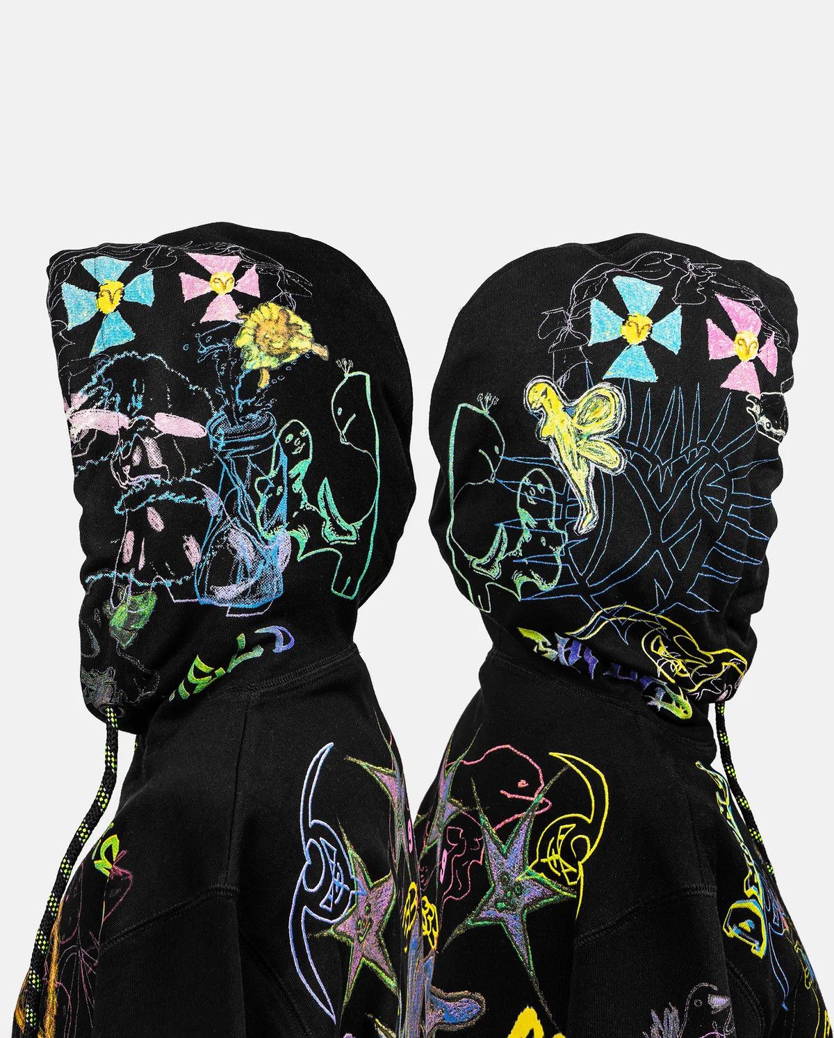 Drain Gang × Sad Boys Bladee 333 Hoodie | Grailed