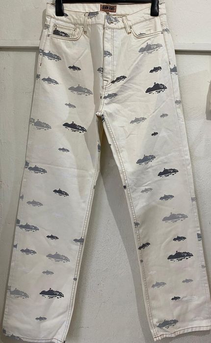 Corteiz Alcatraz Pattern Denim Jeans | Grailed
