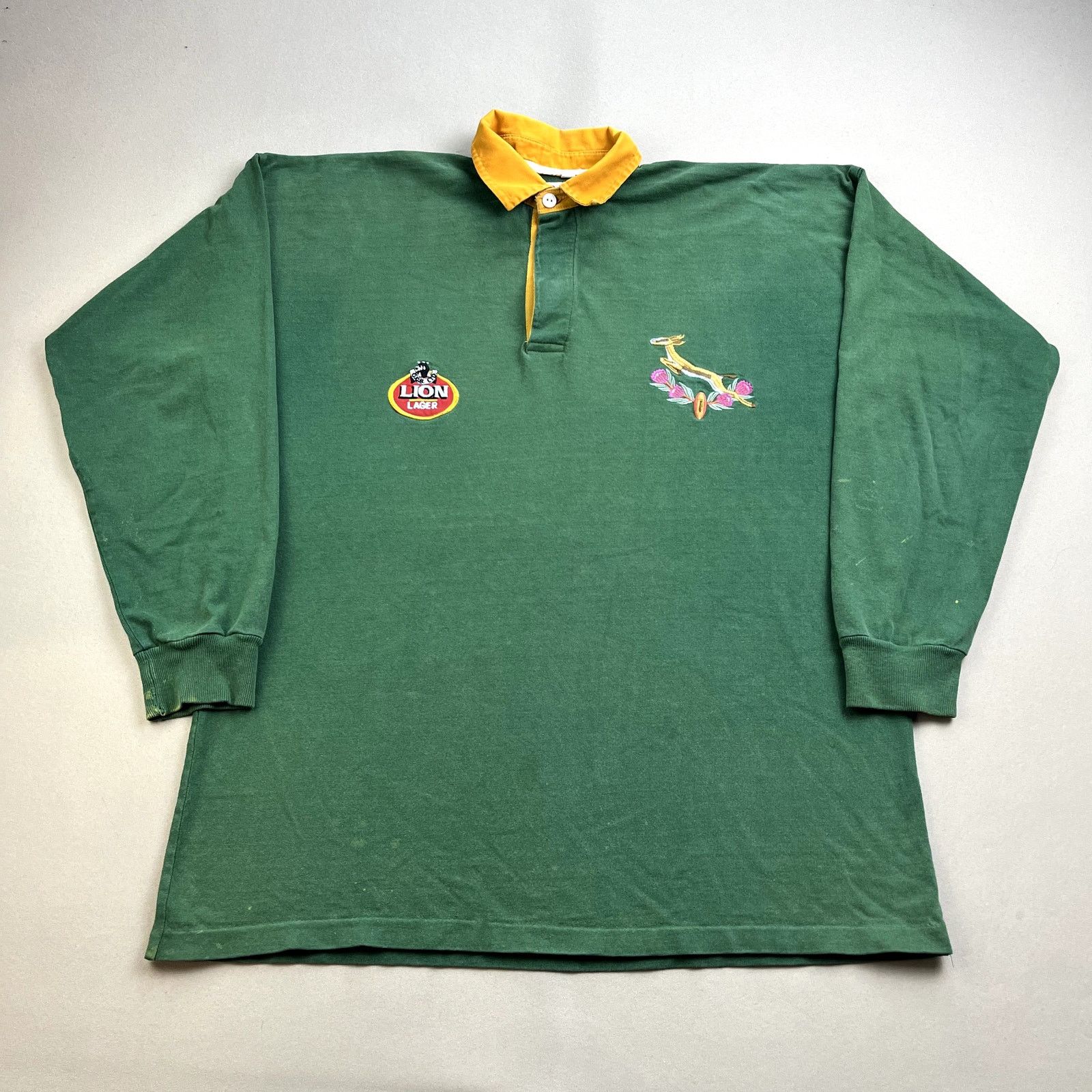 Cotton Traders × Vintage Vintage South Africa Rugby Jersey Shirt Green ...