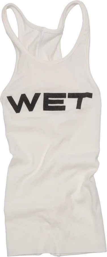 Kanye West Yeezy x Mowalola Wet Tank White | Grailed