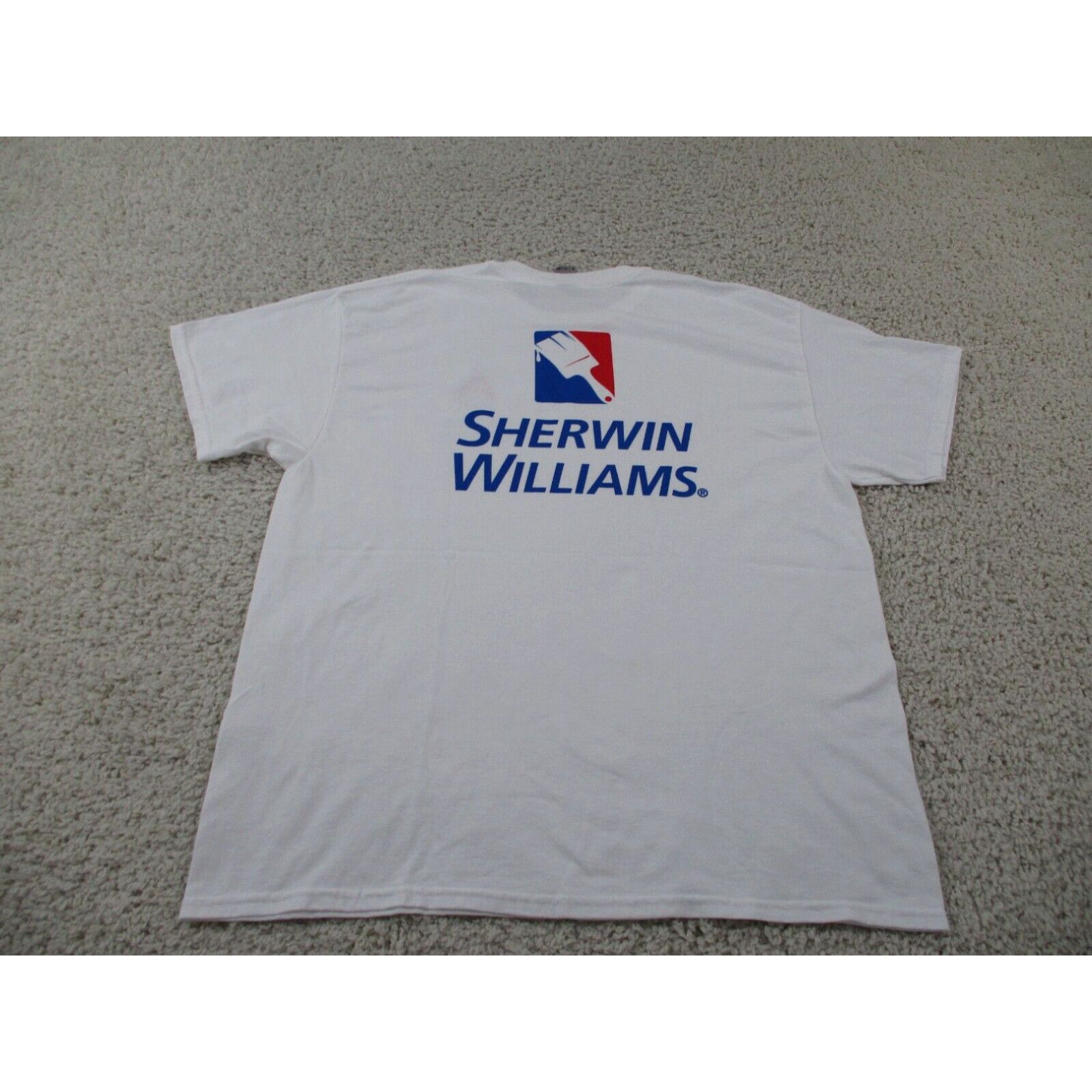 Gildan Sherwin Williams Shirt Mens Extra Large White Outdoor Classic ...
