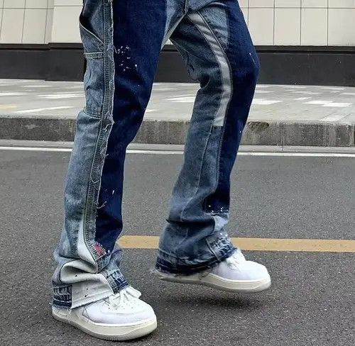 Japanese Brand × Streetwear × Vintage Blue rare jeans | Grailed